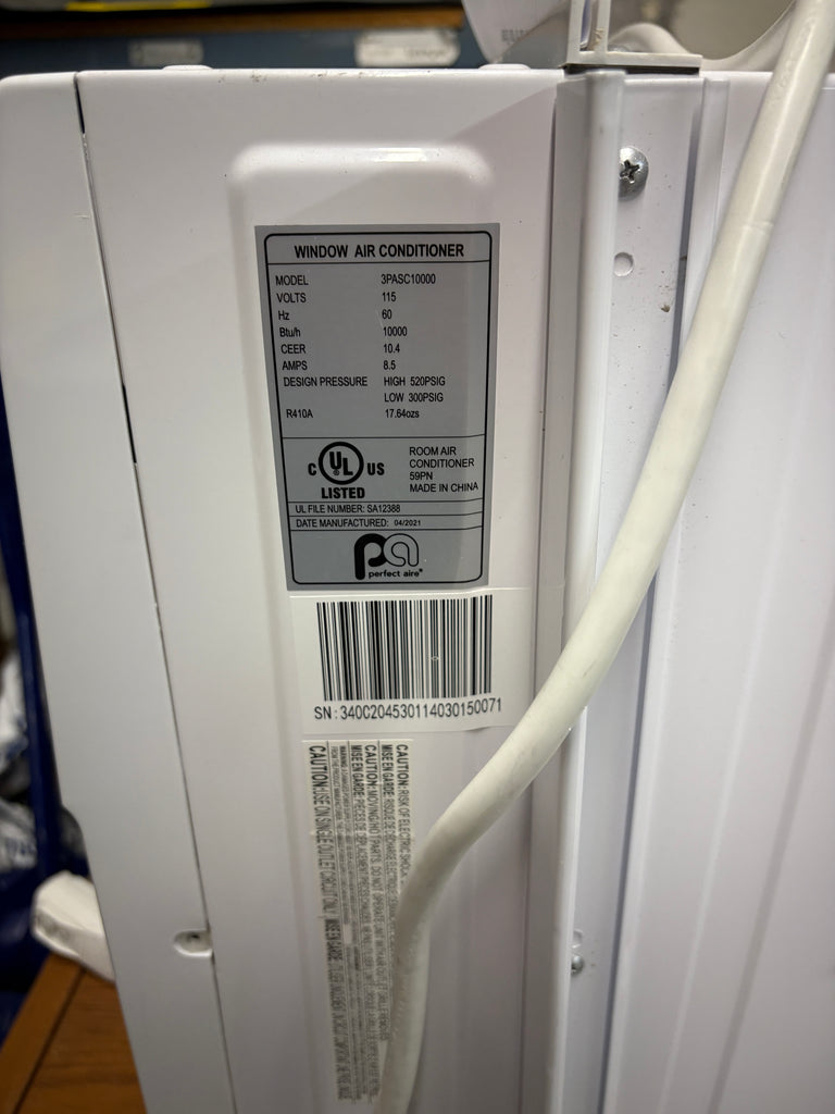 Open Box Perfect Aire 10,000 BTU Silder Window Air Conditioner ...